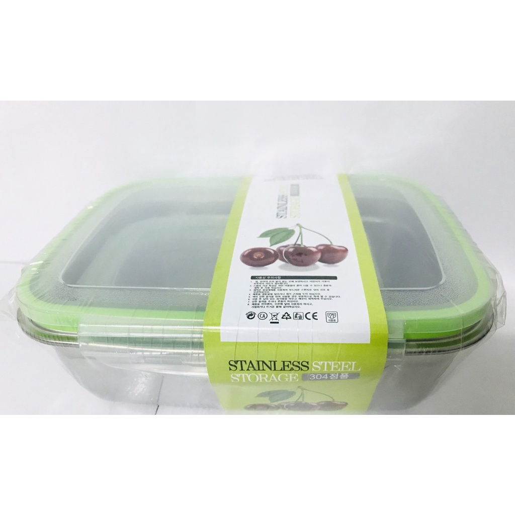 快速出貨 304不銹鋼2入保鮮盒 2入裝 550ML 1800ML 便當盒 方形不銹鋼保鮮盒 密封盒 收納盒 保鮮盒 | 蝦皮購物