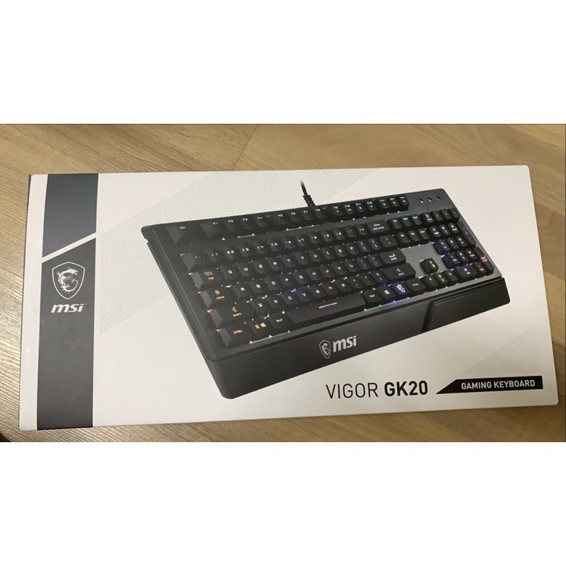 （已售出）MSI VigorGK20電競鍵盤（全新無使用便宜賣） | 蝦皮購物