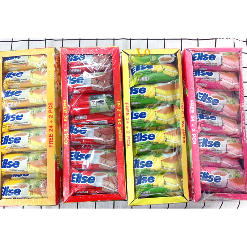 8種口味 泰國🇹🇭 EURO Ellse 小蛋糕 24入 一小包15克 | 蝦皮購物