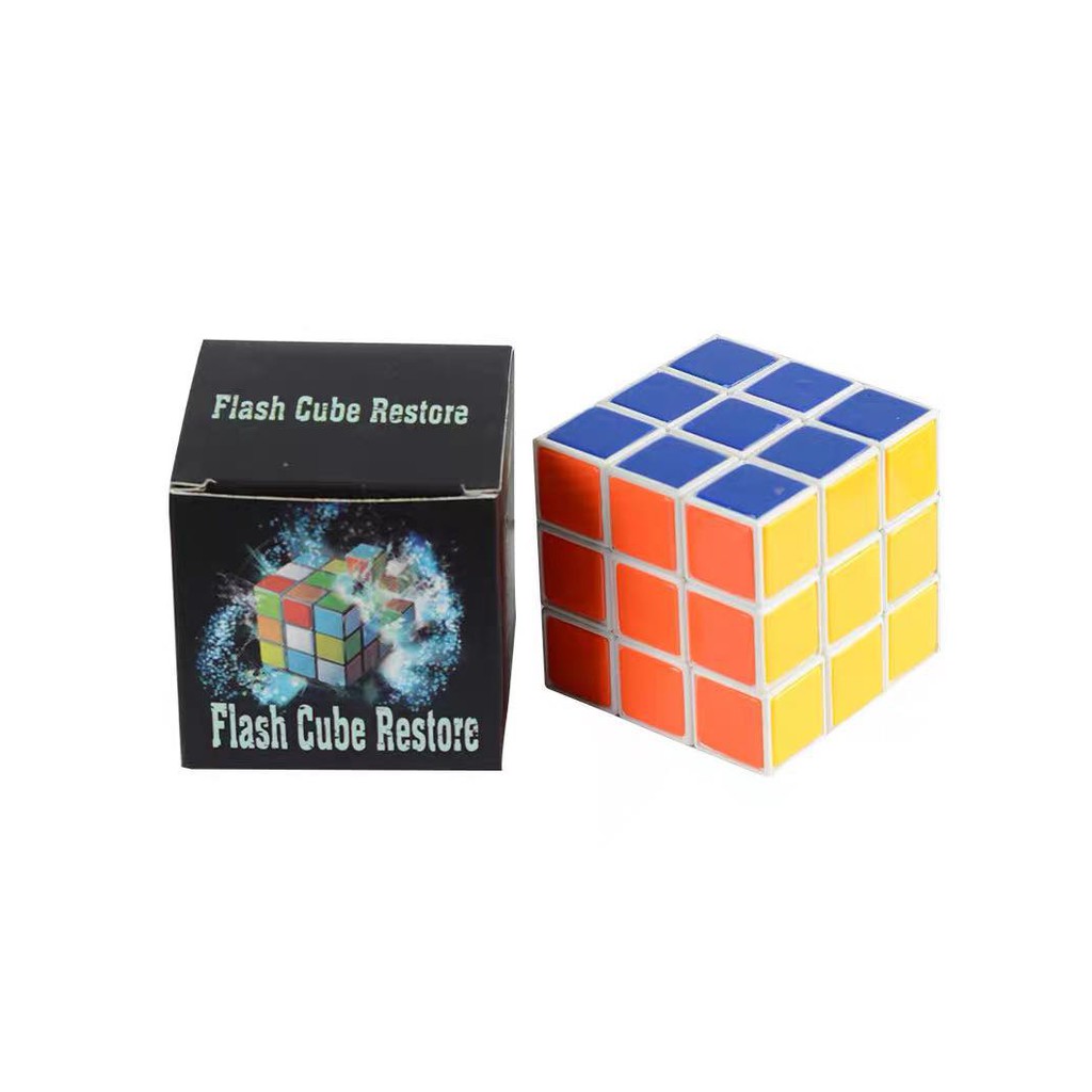 [fun magic] 魔術方塊瞬間還原 魔術方塊魔術 flash cube restore 魔方還原 魔方魔術 | 蝦皮購物