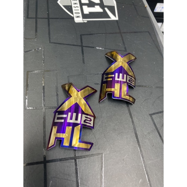 現貨 鯊魚 X2H/L 鈦合金貼片 鯊魚工廠 鈦片 氣瓶貼片 氣瓶鈦片 X2 HL X2HL 正鈦合金 燒色 燒鈦 | 蝦皮購物