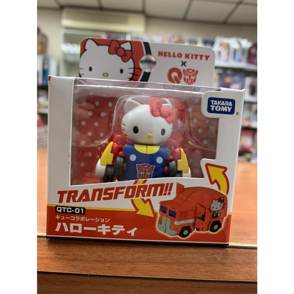 【合川玩具】現貨 Takara Tomy Transformers Qtc01 Hello Kitty | 蝦皮購物