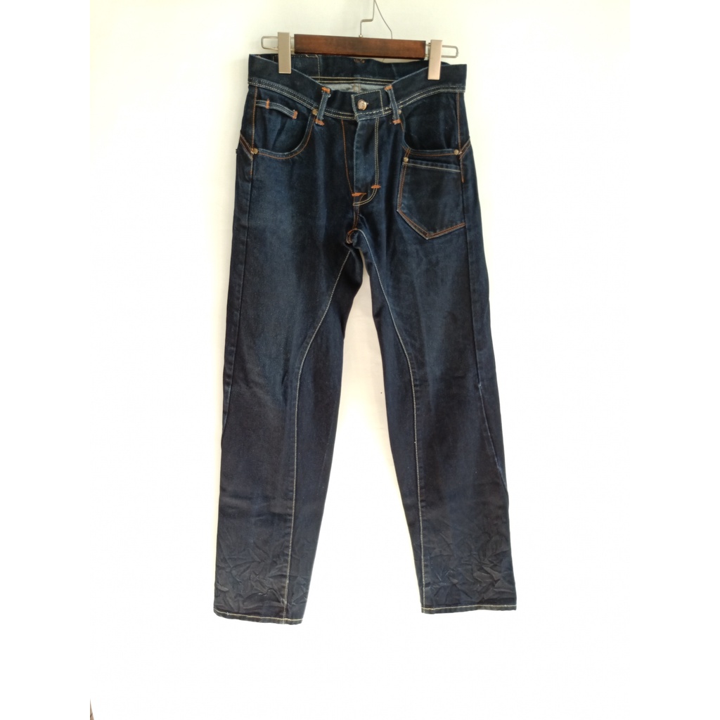 【G.Vintage】EDWIN E FUNCTION EVOLUTIONAL BLUE SYSTEM 3D 牛仔褲 | 蝦皮購物