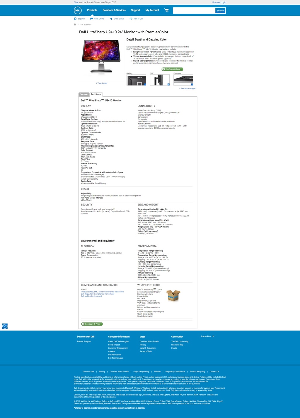 Dell U2410 24吋 IPS 1A2D1H1P2AV USB 2.0 HUB 戴爾 升降旋轉 繪圖 液晶顯示器 | 蝦皮購物