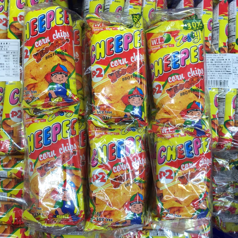 CHEEPEE玉米片/BBQ口味20gx10入 | 蝦皮購物