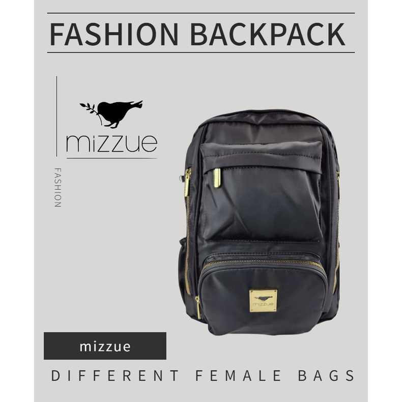mizzue 後背包 防水後背包 尼龍後背包 大容量後背包 雙肩包 減壓背帶後背包 Backpack Ransel 現貨 | 蝦皮購物