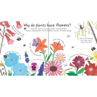 《Usborne》How do flowers grow?(問與答外文書） | 蝦皮購物