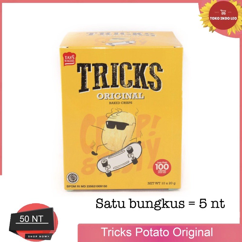 Tricks snack Potato Chips rasa Rendang / Asian bbq / kimchi | 蝦皮購物
