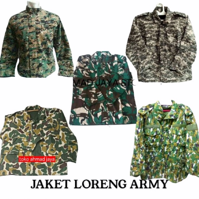 Loreng ARMY 夾克其他/質量回歸夾克 | 蝦皮購物