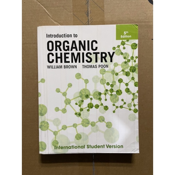 [二手原文書] Introduction to ORGANIC CHEMISTRY 5th Edition | 蝦皮購物