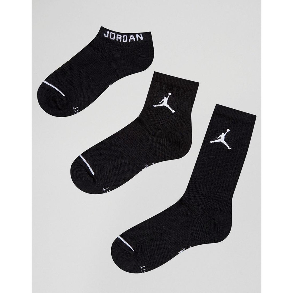 鋒仔 】NIKE JORDAN EVERY DAY 3雙入 喬丹襪 厚底 運動襪 SX6274-010 | 蝦皮購物