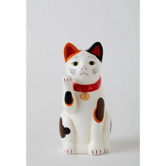 現貨 日本 中外陶園 瀨戶 三花招財貓 8號左手 | 蝦皮購物