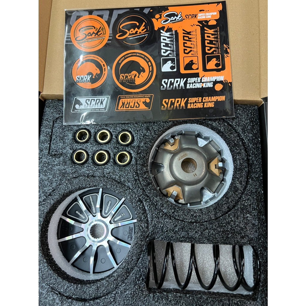 SCRK 冠軍 傳動組 普利盤 碗公 離合器 開閉盤 JETSR DRG 勁戰六代 KRV 雷霆S MANY 緊繃款現貨 | 蝦皮購物