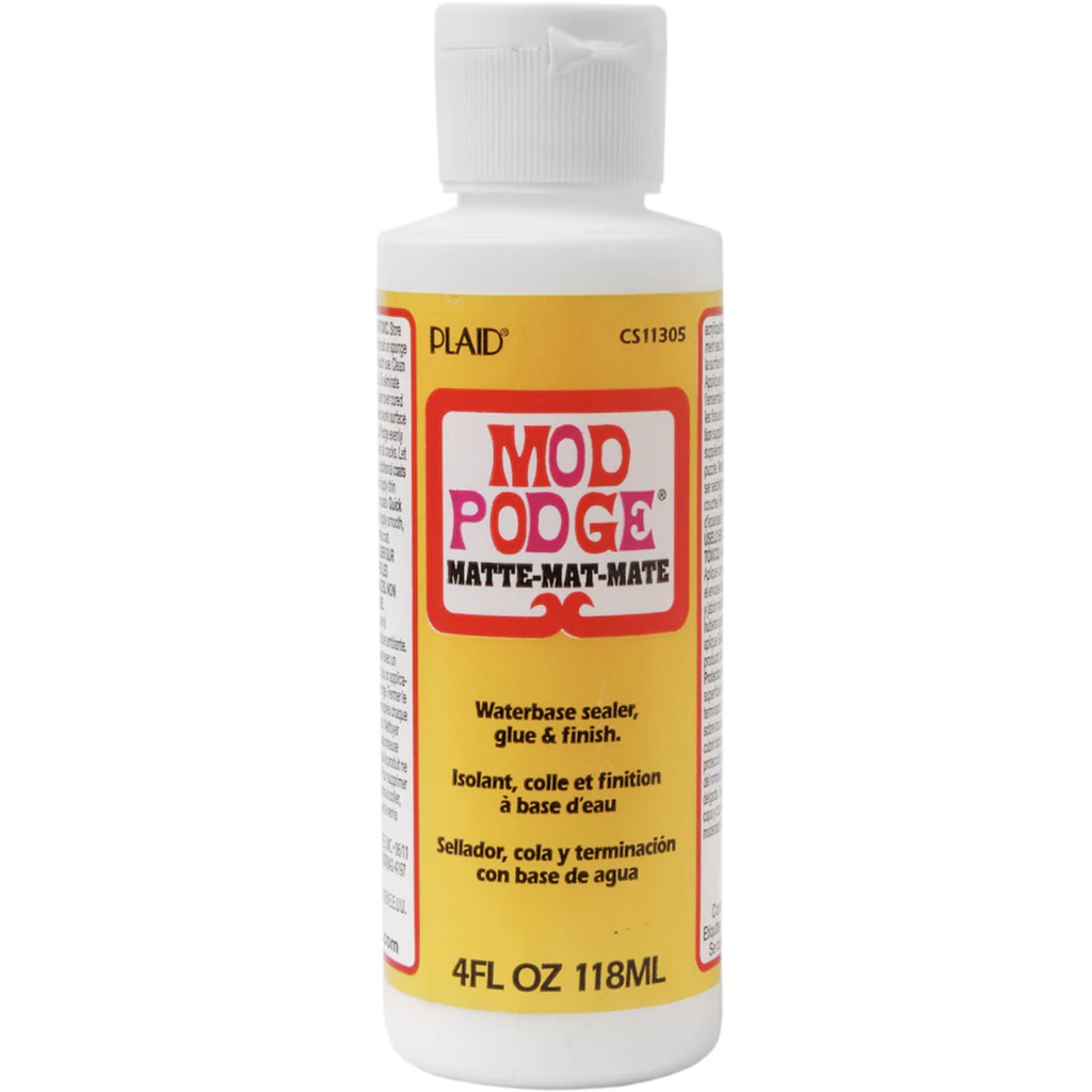 Mod Podge Matte Glue 118 ml 啞光密封膠 彩繪膠 摩寶膠 CS11305 Plaid | 蝦皮購物