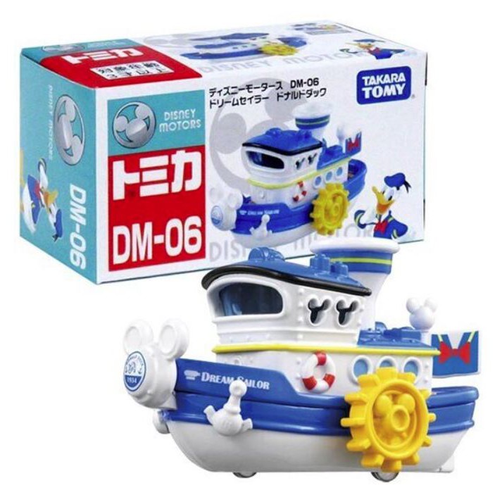 TOMICA 迪士尼 TOMICA DM-06 唐老鴨蒸汽船 | 蝦皮購物