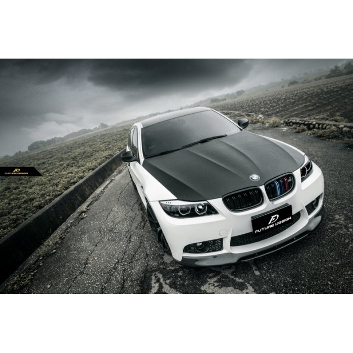 【Future_Design】BMW E90 E91 改台製 M3 前保專用 FD 兩件式 卡夢 前下巴 現貨 | 蝦皮購物
