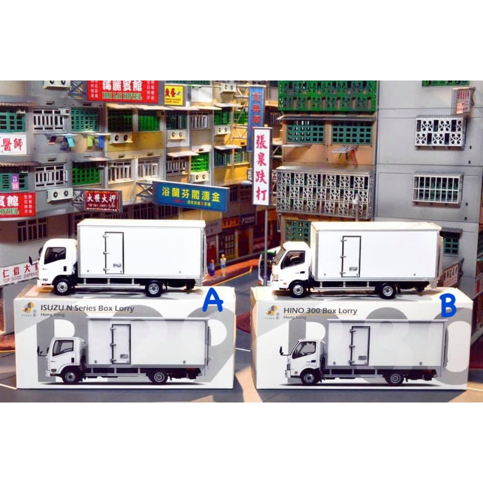 Tiny 微影 P29 P30 Isuz 五十鈴 N系列 Hino 日野 300 白色貨車 貨車 | 蝦皮購物