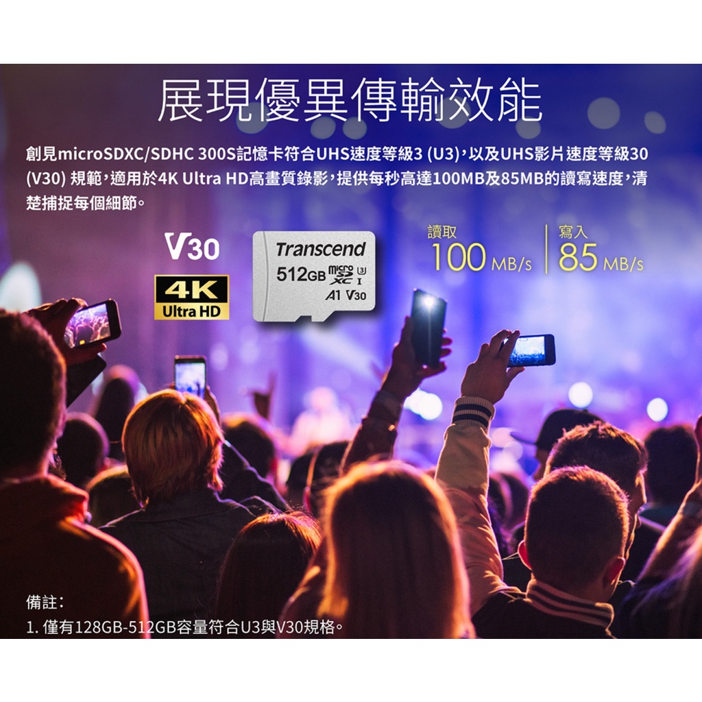 【TechHive科技蜂巢】創見 microSD 記憶卡 300S 350V 340S 128G 256G U3 V30 | 蝦皮購物