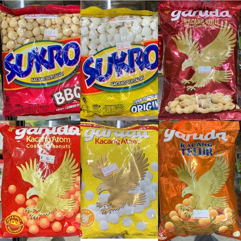 【TOKO INDO YUMMY】印尼花生零食GARUDA KACANG/SUKRO/KACANG KULIT | 蝦皮購物