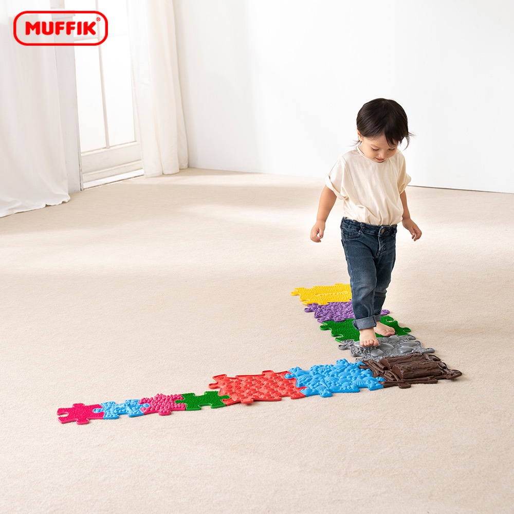 ★童心園【MUFFIK】觸覺探索步道-基礎 拼圖步道 巧拼 | 蝦皮購物