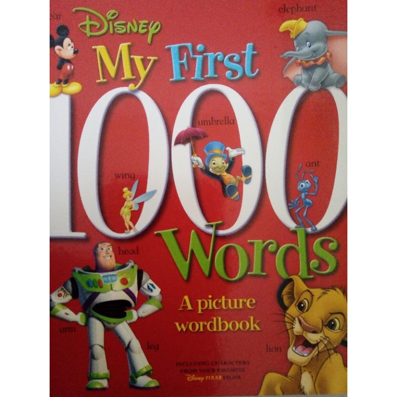 Disney My First 1000 Words (A picture wordbook) | 蝦皮購物