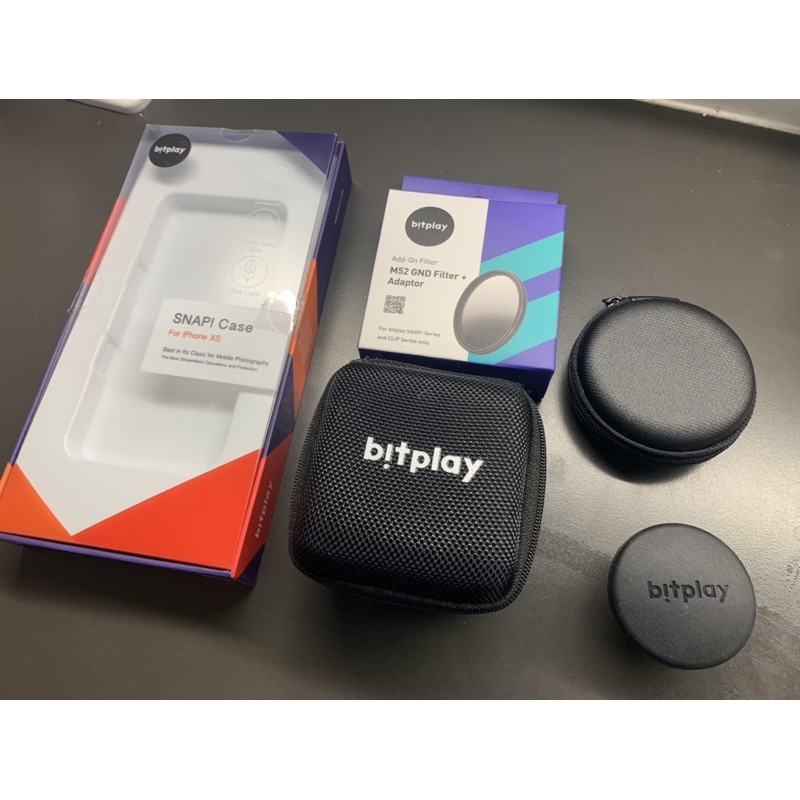 bitplay公司貨，iphone xs手機保護殼+HD高階廣角鏡頭+鏡頭收納盒+M52漸變減光鏡+轉接環 | 蝦皮購物