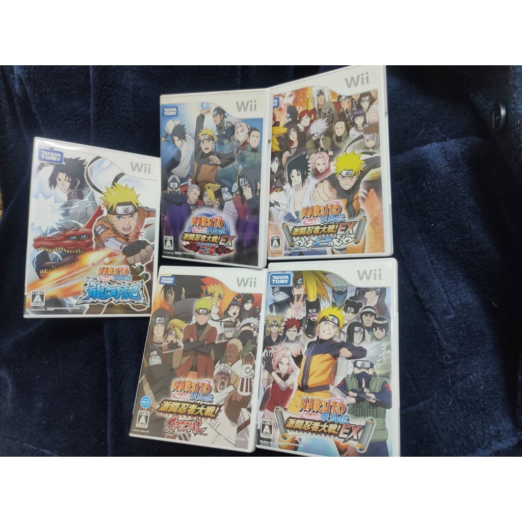 日本帶回 Wii 遊戲片 火影忍者 疾風傳 激鬥忍者大戰 EX3 EX2 EX 3 Naruto SPECIAL 龍刃記 | 蝦皮購物