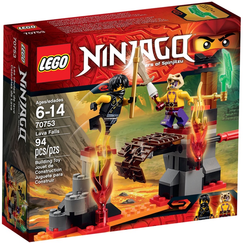【台中翔智積木】 LEGO 樂高 Ninjago 忍者系列 70753 Lava Falls 阿剛 | 蝦皮購物