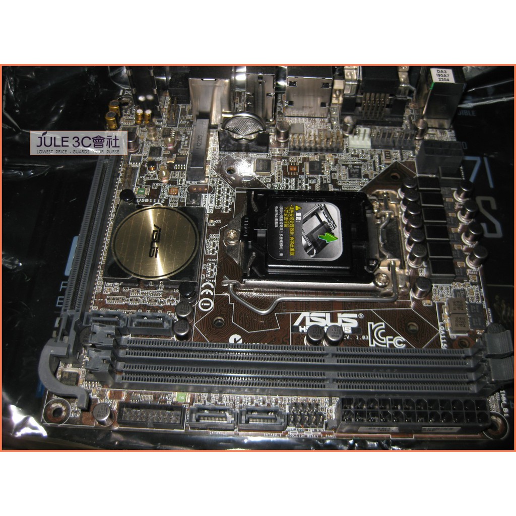 JULE 3C會社-華碩 H97I-PLUS H97/DDR3/M2/DP/HDMI/5 倍防護/良品/ITX 主機板 | 蝦皮購物