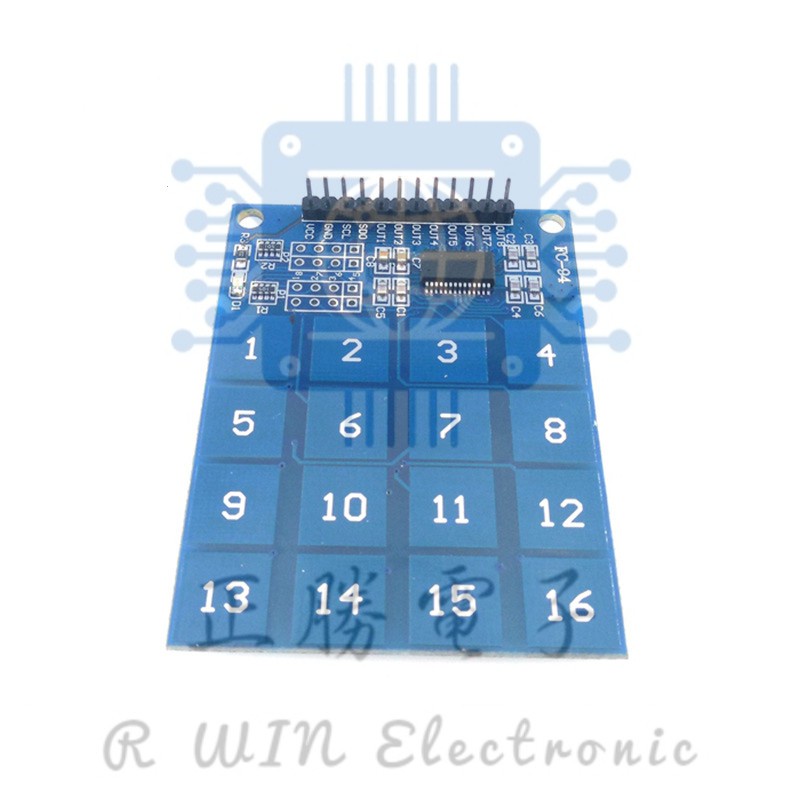 【正勝電子】 TTP229 電容式 觸摸開關 數位觸摸感測模組 | 蝦皮購物