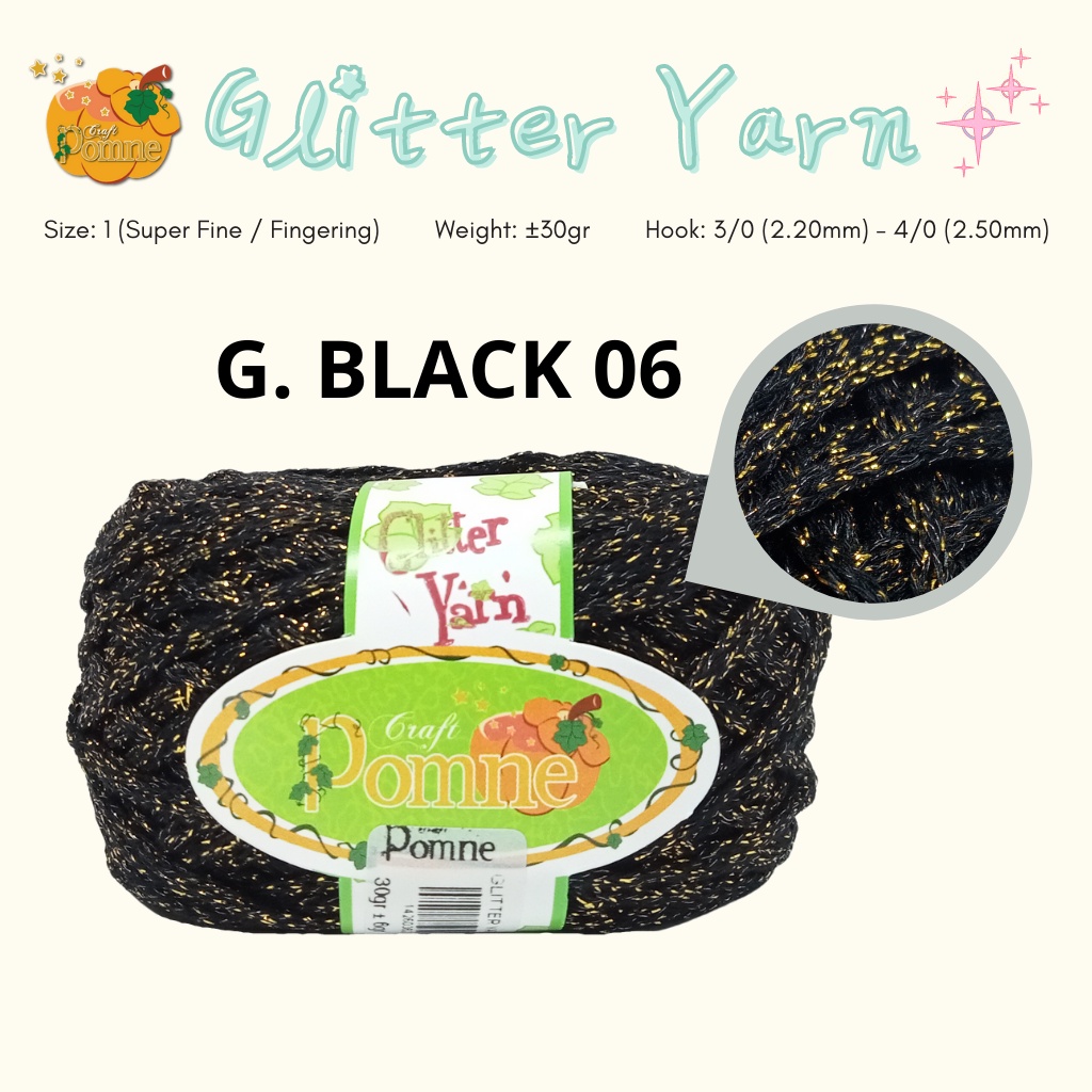 Pomne 閃光紗閃光閃光花式針織紗超細手指紗 | 蝦皮購物