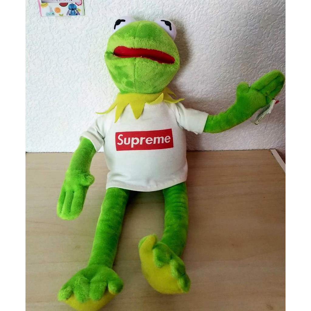《SP的店》Supreme Kermite 聯名款青蛙娃娃 | 蝦皮購物