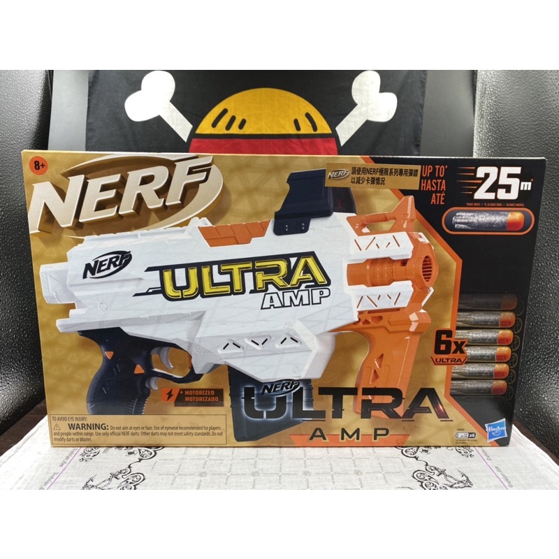 正版 NERF 極限系列 AMP手持射擊器 電動連續發射 Hasbro 孩之寶 內附子彈六發 電動槍 美國 | 蝦皮購物