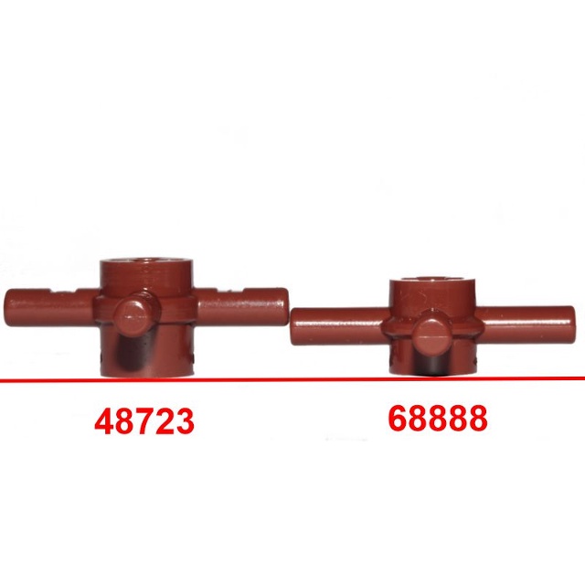 磚家 LEGO 樂高 紅棕色 Technic Axle Hub 船舵 轉軸 方向盤 48723 68888 | 蝦皮購物