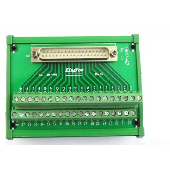 DB37P公頭 中繼端子台模組 DB接頭端子台轉接板(含稅)【佑齊企業 iCmore】 | 蝦皮購物