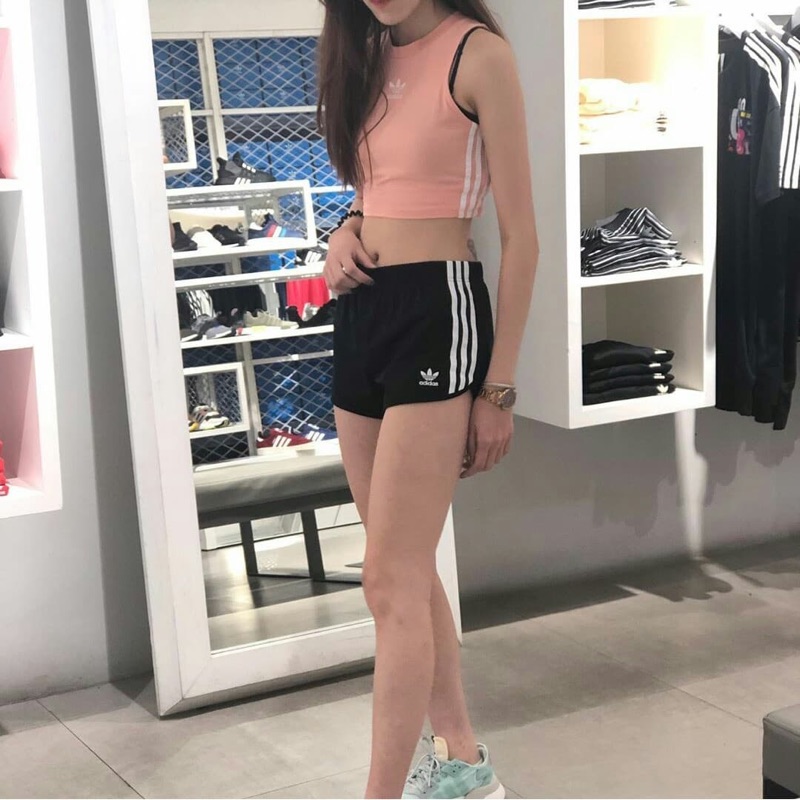 【lujiu_shop】三葉草 短褲 真理褲 黑/DV2555 紫/DV2558 深藍/DV2559 | 蝦皮購物