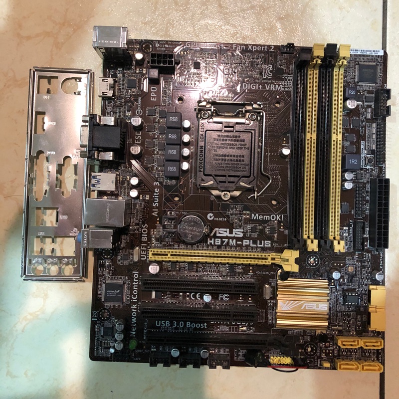 ASUS H87M-PLUS 主機板 參考H81 H87 H97 B85 Z87 Z97 | 蝦皮購物