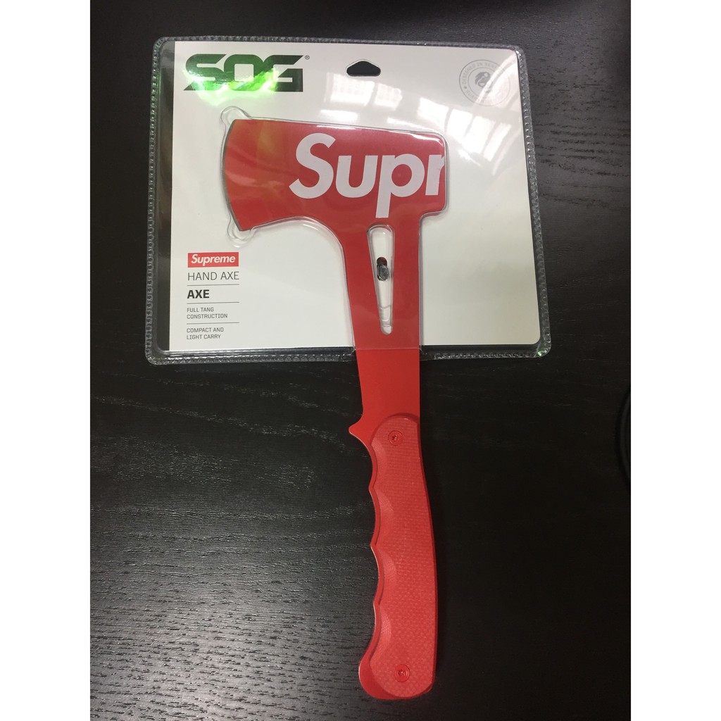 【現貨】 Supreme x SOG Hande Axe 斧頭 手斧 登山用 SS18 配件 潮流 美牌 生存用品 | 蝦皮購物