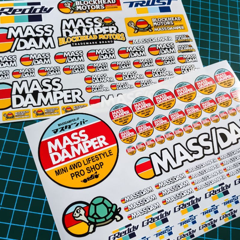 田宮 Mesin Sticker Tamiya Mini 4WD Mass Bamper 只需粘貼切割機 | 蝦皮購物