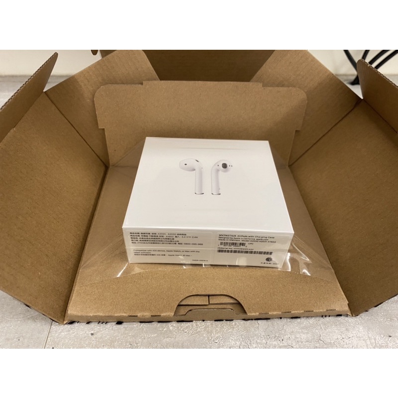 Apple AirPods 二代 藍芽耳機 【Apple A2031 A2032】 公司貨（全新） | 蝦皮購物