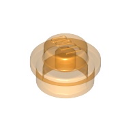 磚家 LEGO 樂高 透明橘色 Plate Round 1x1 圓點 圓粒 薄板 6141 4073 30057 | 蝦皮購物