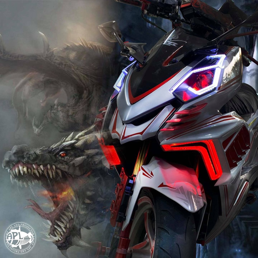 宥佳車業 金鑫燈藝 DRG APL 大燈總成 各種版本 魚眼 惡魔眼 七色可調 幻影 三陽 DRG 幻彩 變色 | 蝦皮購物