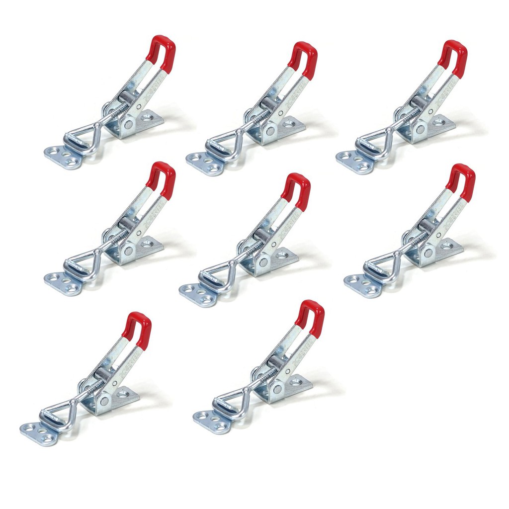 【得擘】門閂式 快速夾 220磅 4入 8入 美國 POWERTEC 木工夾/夾具/模具/五金/快速夾鉗/肘節夾/治具 | 蝦皮購物