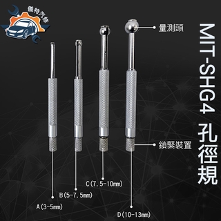 台灣現貨 內徑規 內徑量表 MIT-SHG4 孔徑規量棒 精密零件之孔徑 | 蝦皮購物