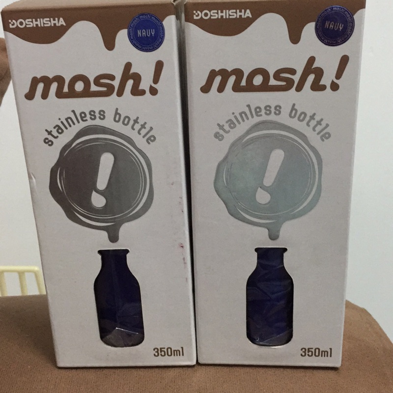 mosh 可愛牛奶瓶造型保溫杯 藍色 | 蝦皮購物