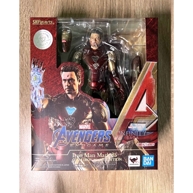 全新現貨 日版 魂商 shf 鋼鐵人 MK85 無限手套戰損版 復仇 者聯盟 終局之戰 非 mafex mezco | 蝦皮購物