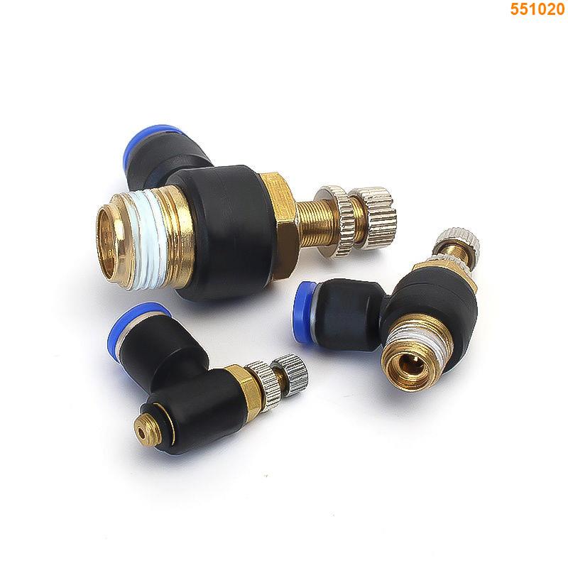 【鴻運五金】節流閥SL SA調速閥氣管快插 6-01 8-02 10-03 12-04螺紋 氣動接頭 | 蝦皮購物