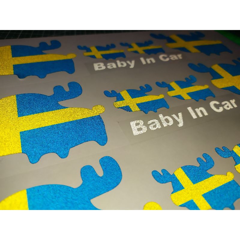 LDS'' volvo baby in car 全反光 3M 貼紙xc60 xc90 v90 v60 v40 XC40 | 蝦皮購物