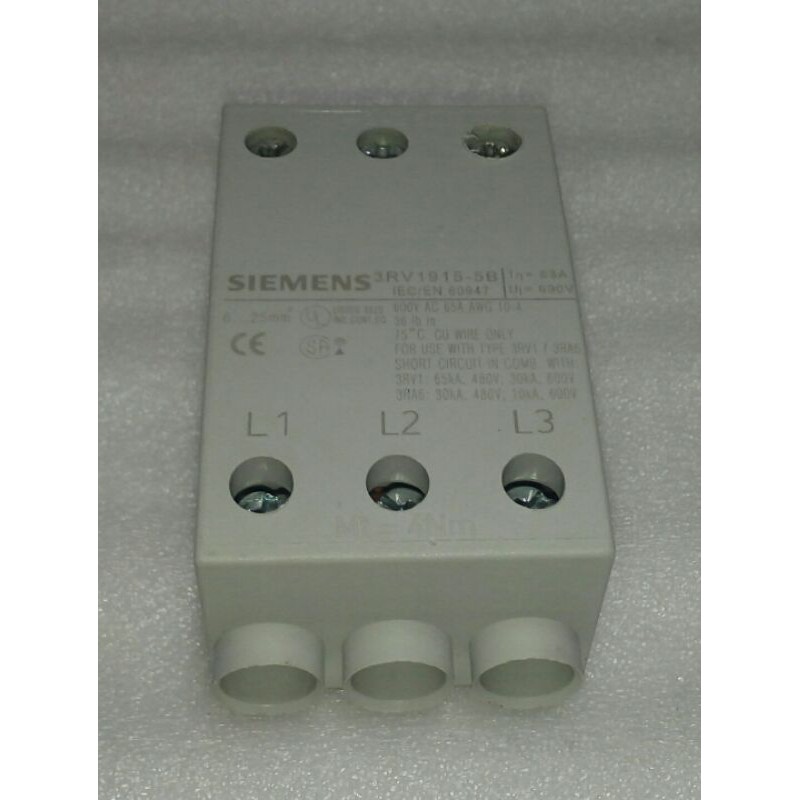🌞現貨 德國 SIEMENS 西門子 3RV1915-5B 線路端子 三相母線的三相電源端子 3PH TERMINAL | 蝦皮購物