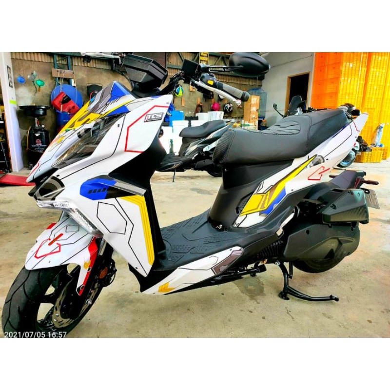 SYM DRG 獵魔鋼彈彩貼痛車貼紙NMAX,SMAX,KRV，force | 蝦皮購物